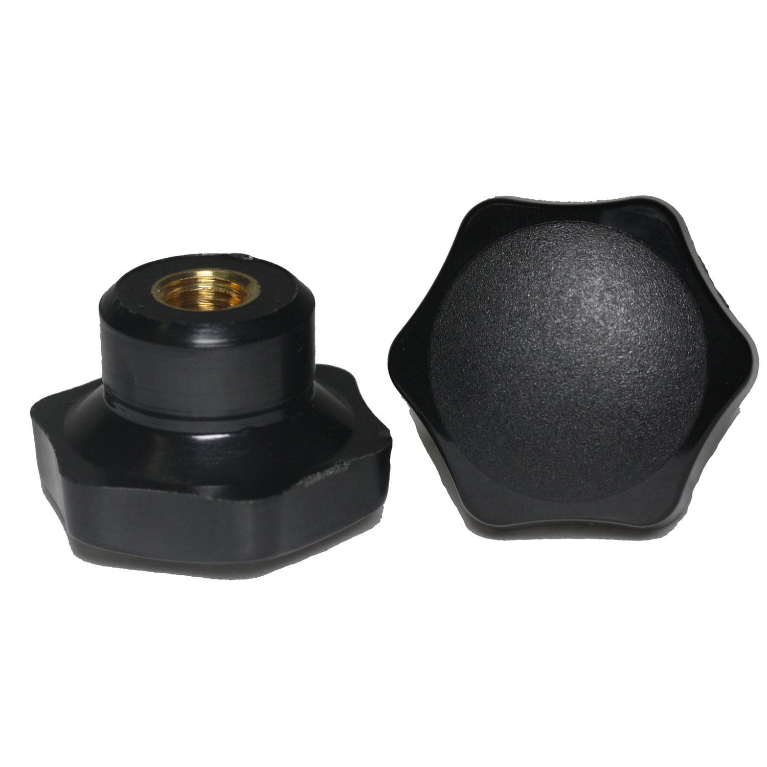 Threaded knob - HW279 - StockCap - star / metal / steel