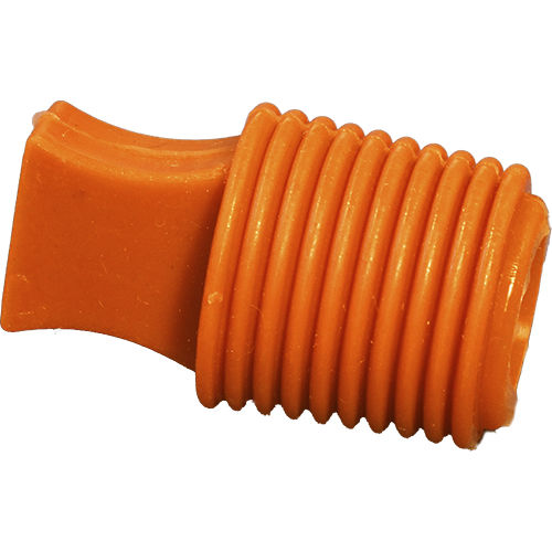 Conical plug - SISFP series - PLASTEM - male / silicone / protection