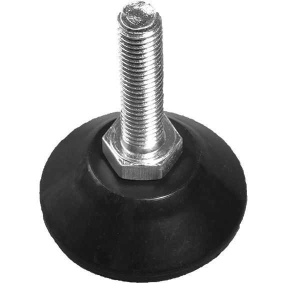 Machine foot - PDB series - PLASTEM - zinc-coated steel / adjustable ...