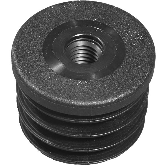 Round plug - ROP_M series - PLASTEM - finned / male / polyamide