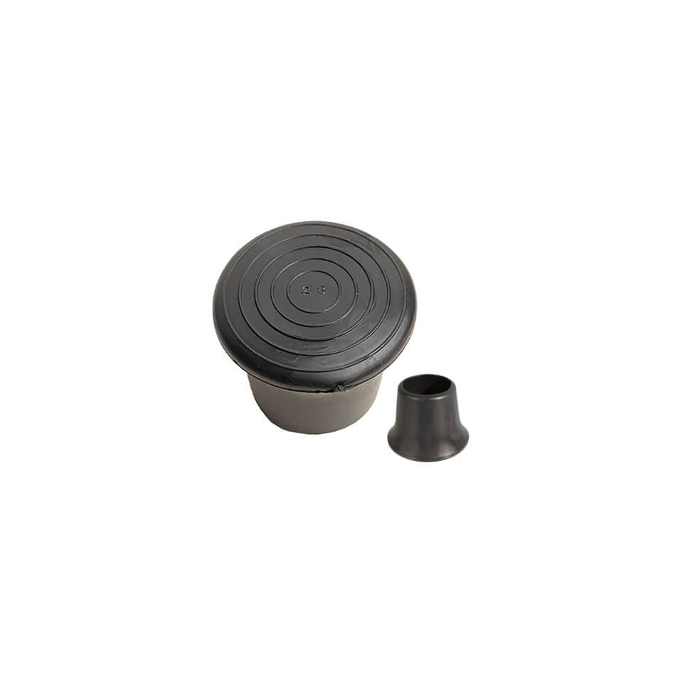 Threaded cap - PVC_BL series - PLASTEM - round / PVC