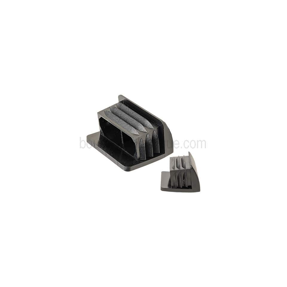 Rectangular plug - PTWF series - PLASTEM - threaded / plastic / tube