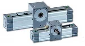Pneumatic cylinder - VESTA - rotary / rack-and-pinion / double-acting