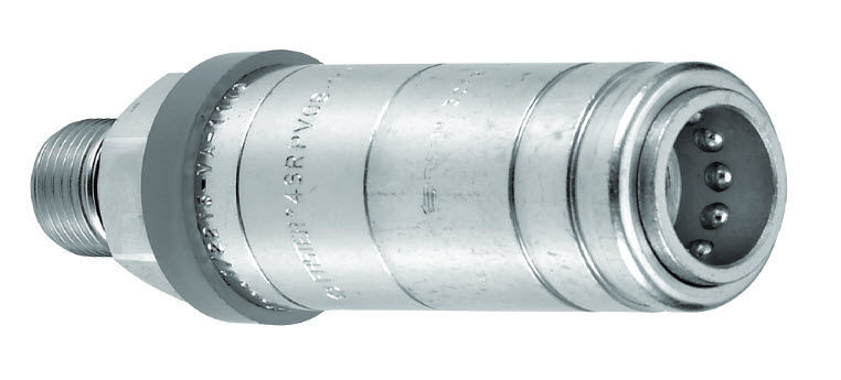 Pneumatic fitting - 4SRPV series - FASTER S.p.A. - quick / poppet