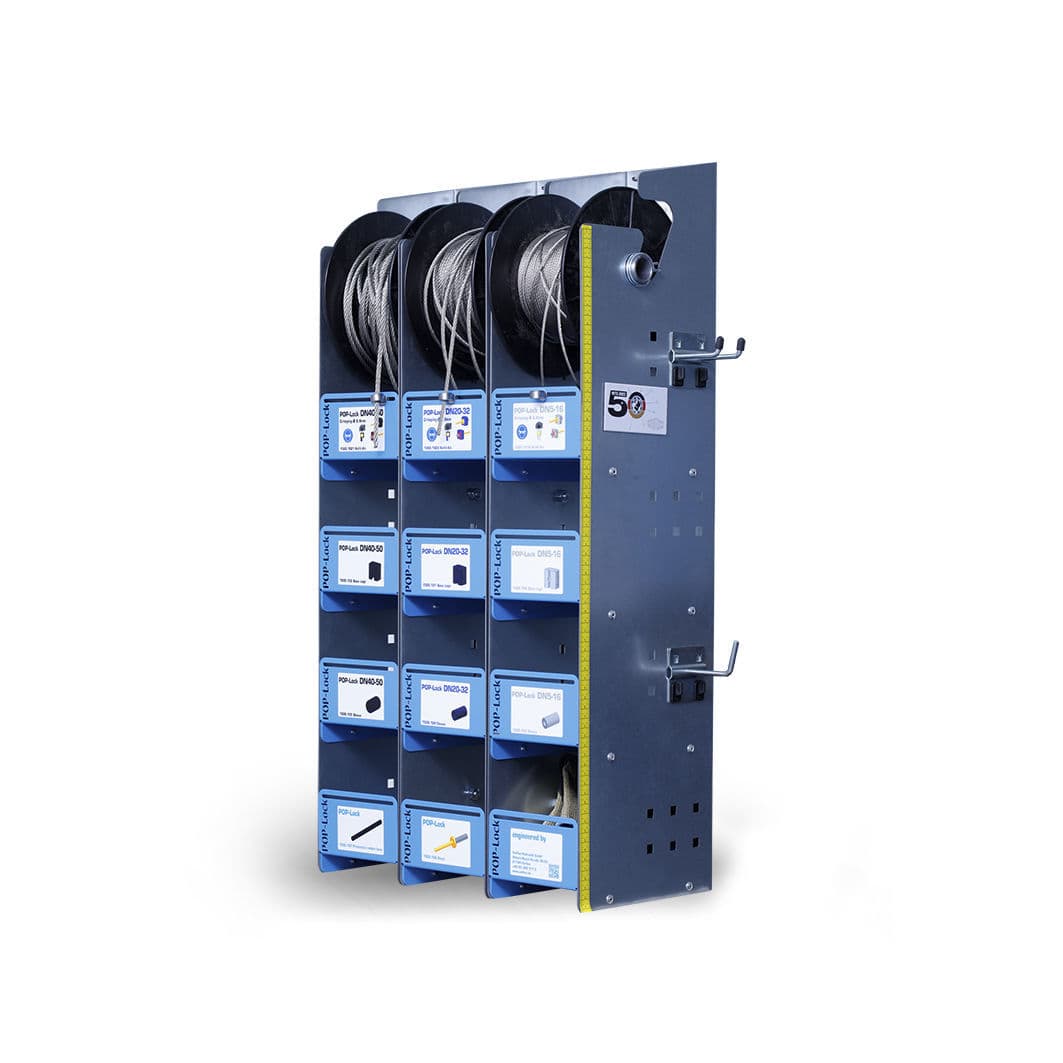 Pressure hose retention system - POP-Lock - Uniflex-Hydraulik GmbH