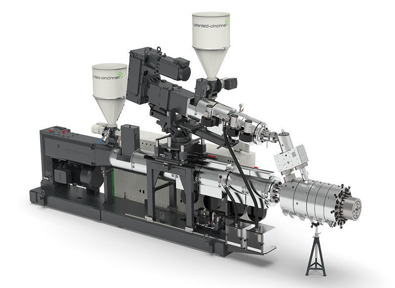Profile coextruder - battenfeld-cincinnati USA - tube / for PVC / twin ...