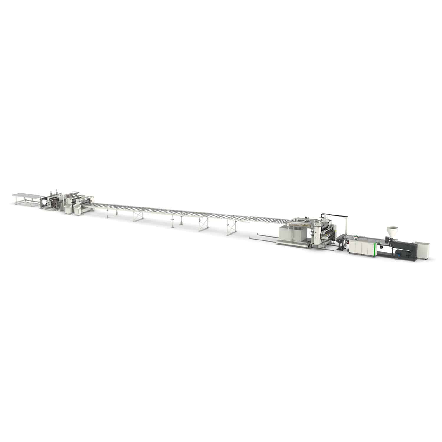 Sheet extrusion line - battenfeld-cincinnati USA - for PVC