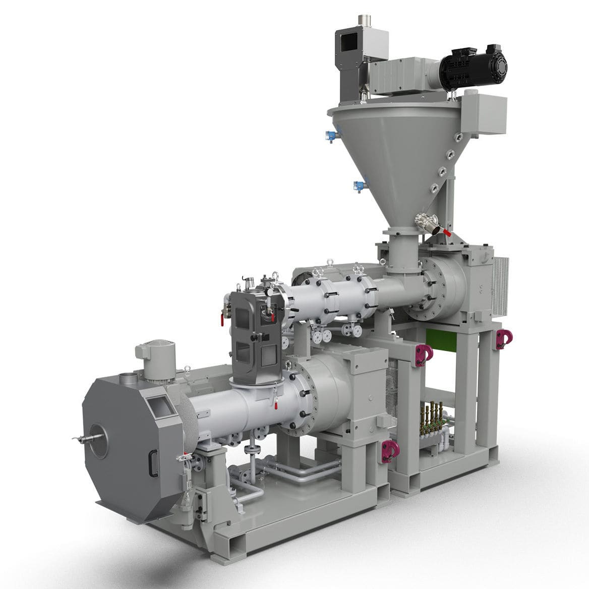 Pelletizing extruder - battenfeld-cincinnati USA - for PVC / for ABS ...