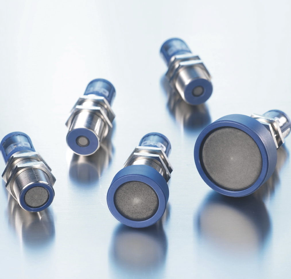 Cylindrical distance sensor - crm+ - microsonic - ultrasonic / analog ...