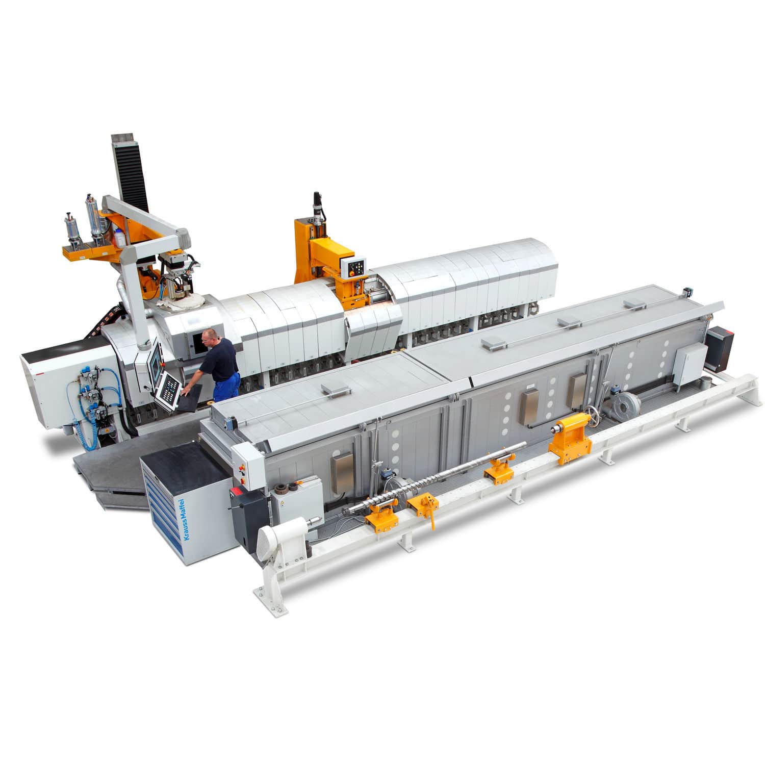 Parallel twin-screw extruder - KraussMaffei - conical twin-screw ...