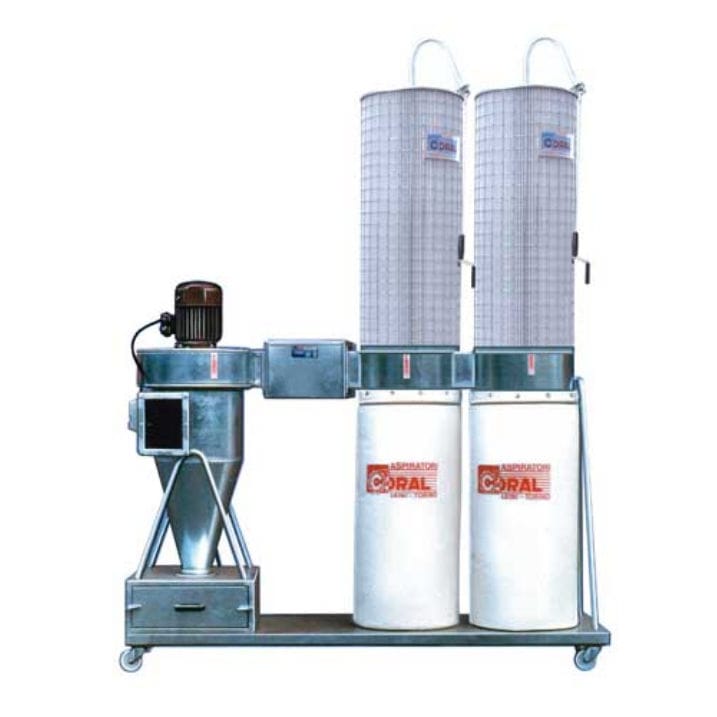 Inertial separator dust collector - CYCLONFILTER - Coral - mobile