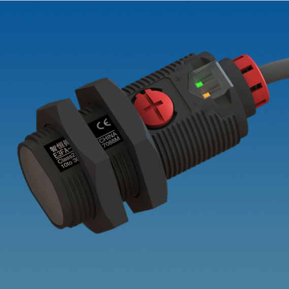 Diffuse reflective photoelectric sensor - E3FA Series - Intellisense ...