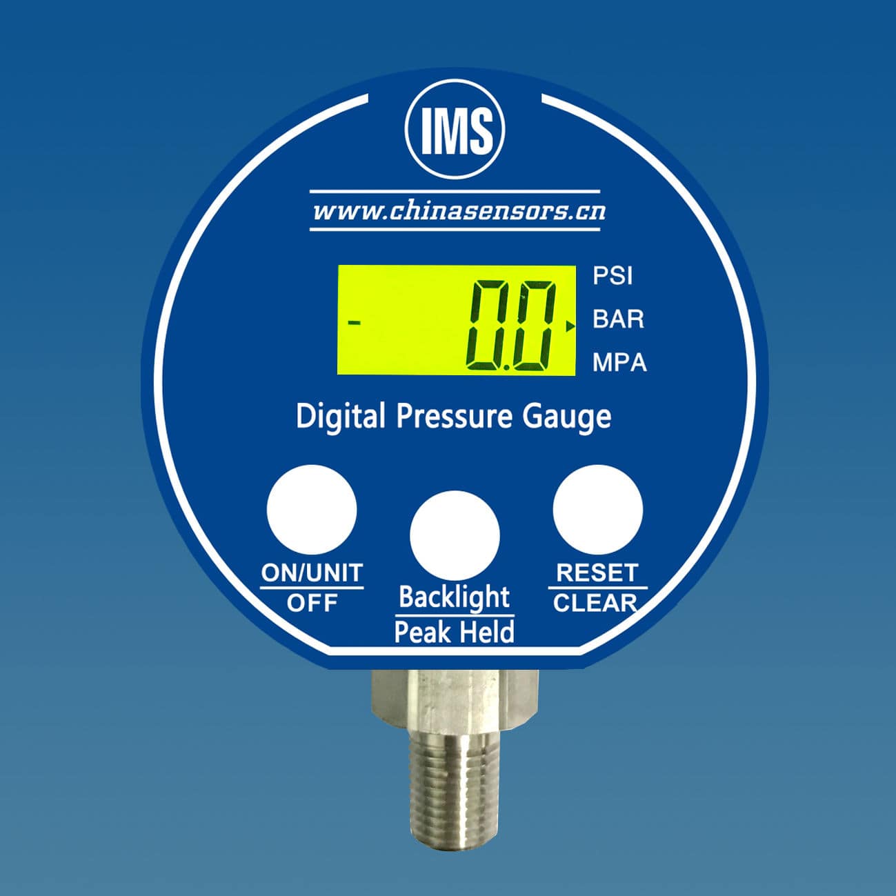 Digital pressure gauge - Intellisense Microelectronics - for air / for ...