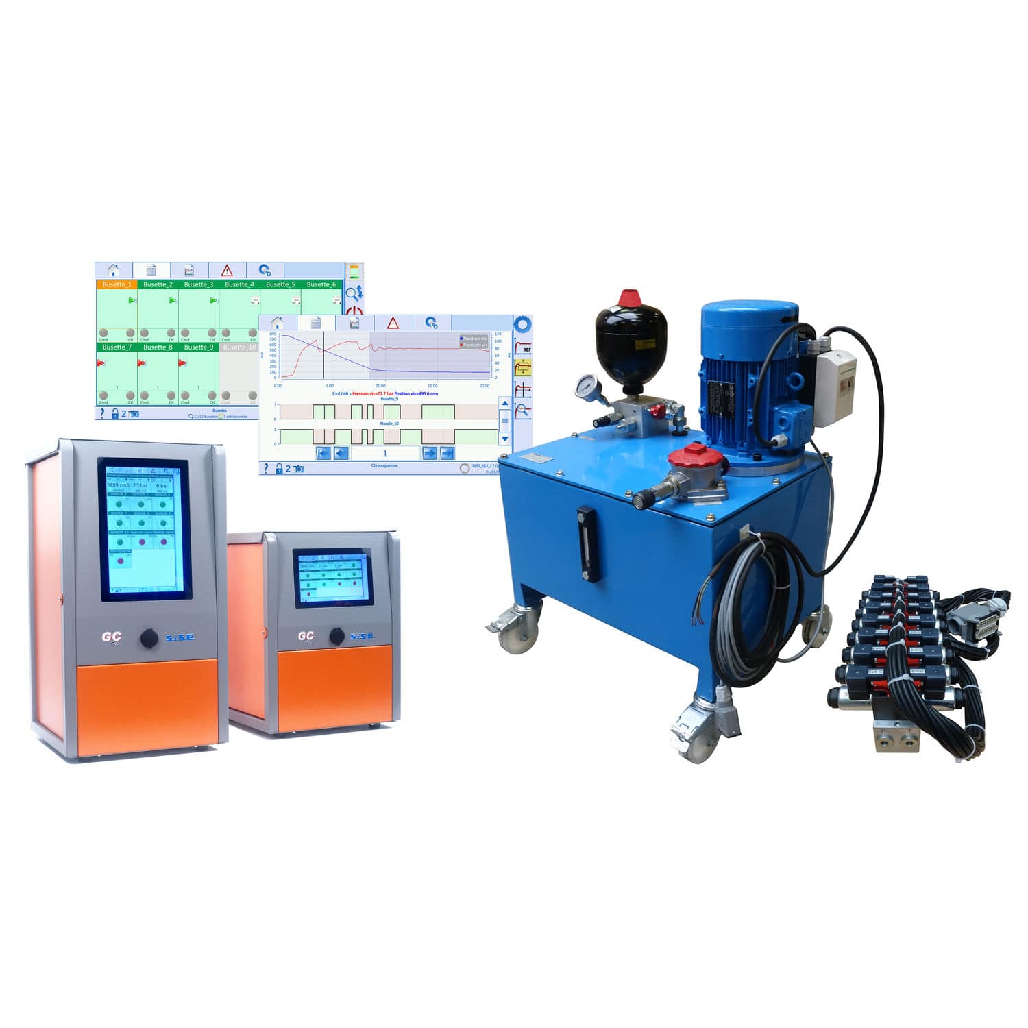 Sequential hot runner system - GC series - SISE