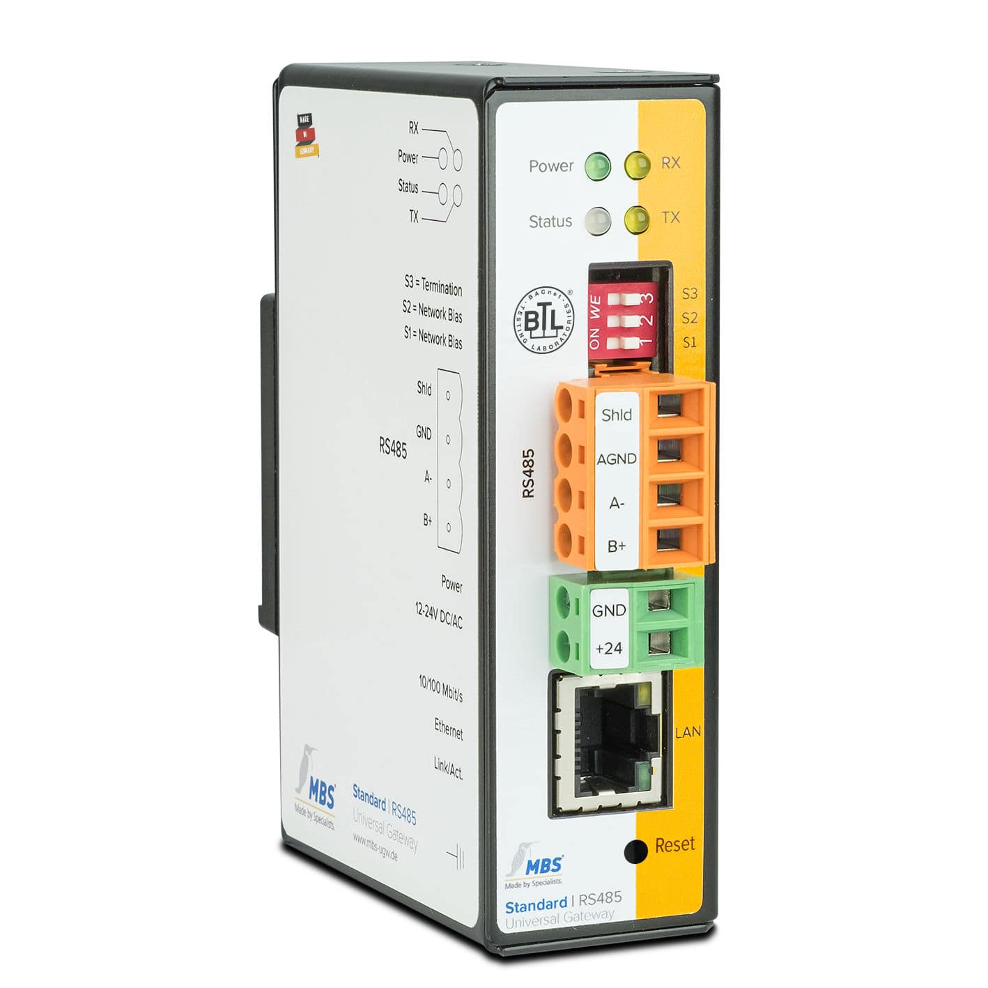 Communication gateway - Single-X - MBS GmbH - industrial / LAN / Ethernet
