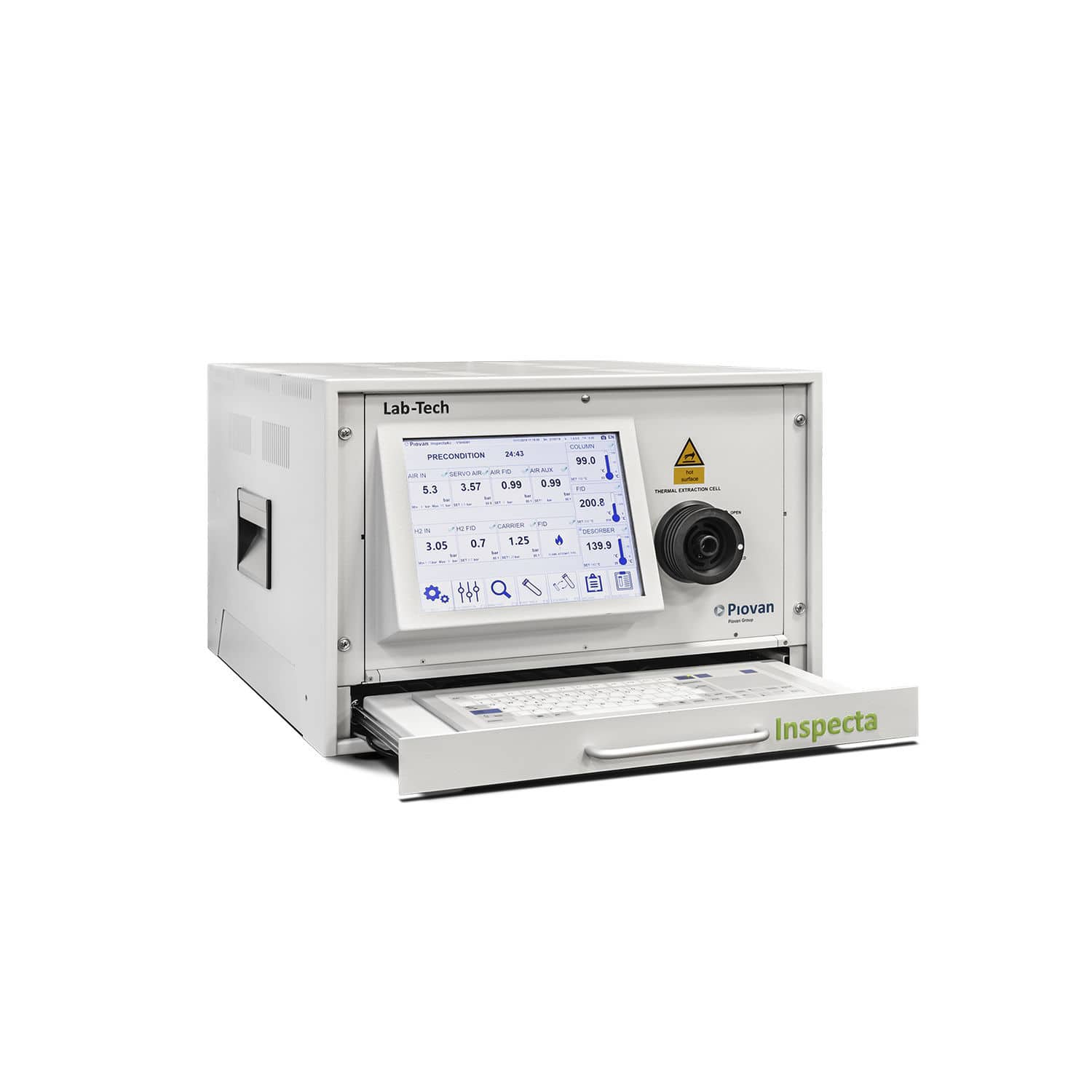 Benzene analyzer - Inspecta - Piovan - gas / process / automatic