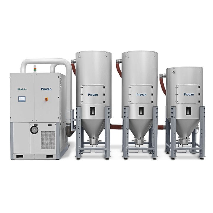 Continuous drying system - MODULA - Piovan