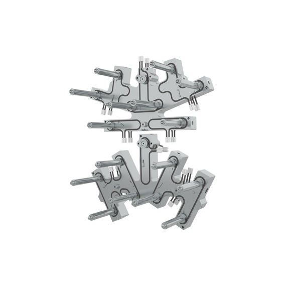 Multi-cavity hot runner system - MASTIP Technology Europe - bi-material ...