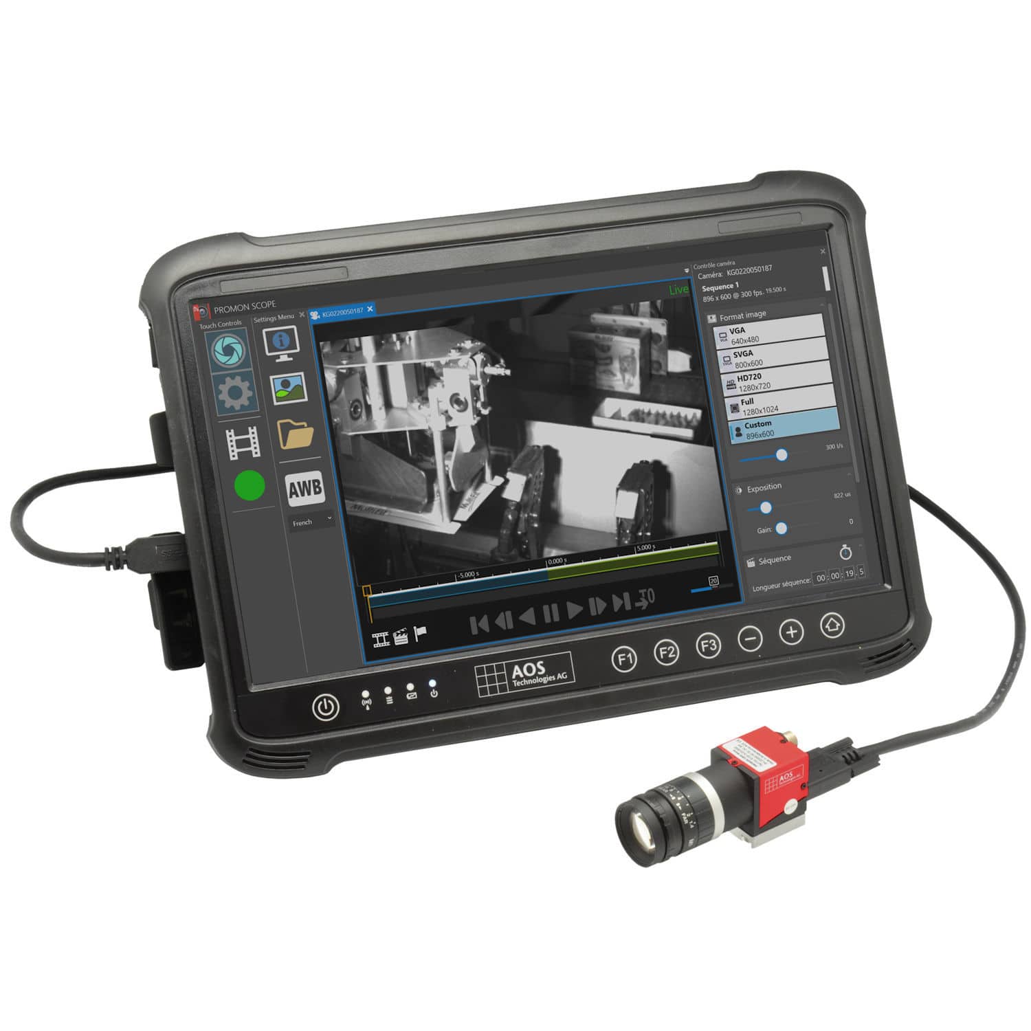 Video recorder - SCOPE G4 - AOS Technologies AG - vision processing ...