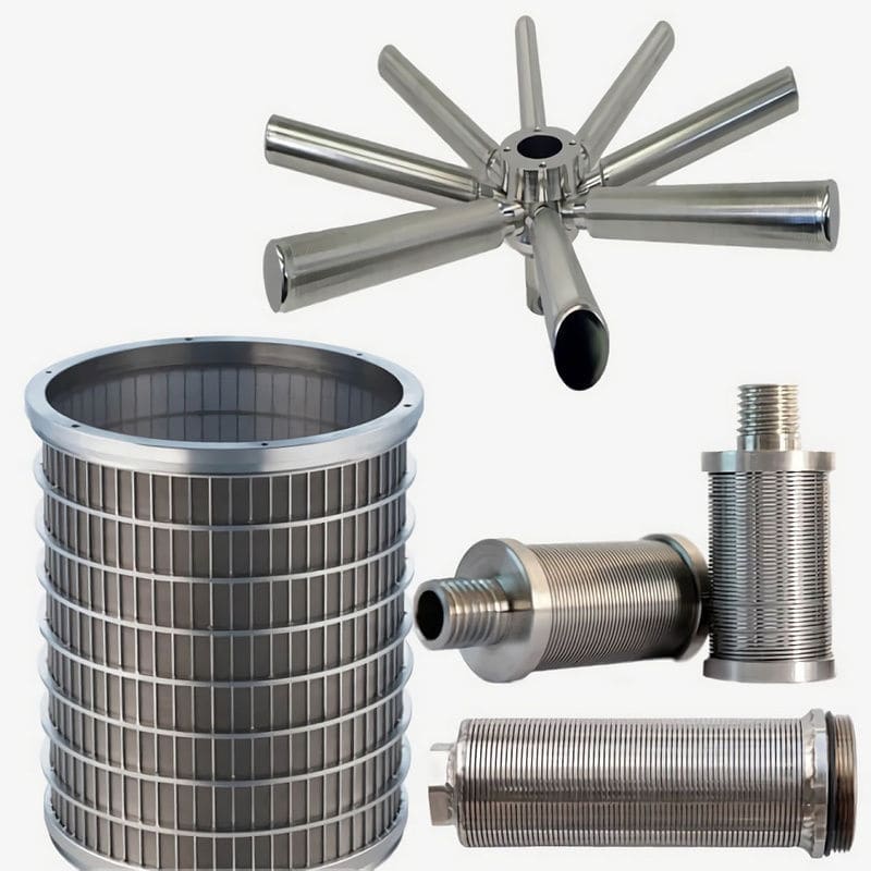 Wedge wire filter - Henan Sinofiltec Technology Co.,Ltd - liquid / for ...