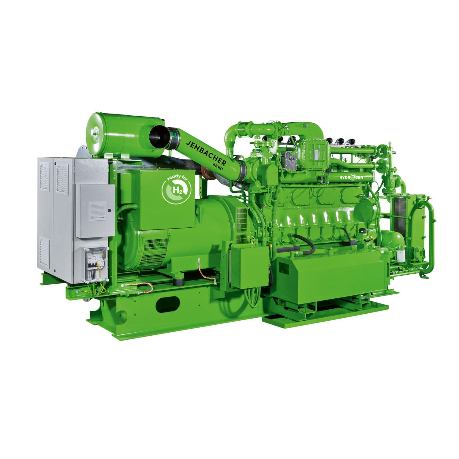 Gas engine - TYPE 2: J208 - INNIO - 8-cylinder / turbocharged / in-line