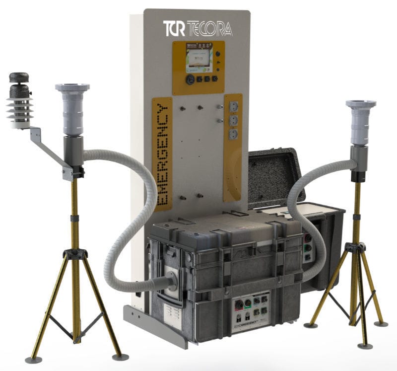 Particle sampler - Echo EMERGENCY HV - TCR Tecora - automatic / high-volume