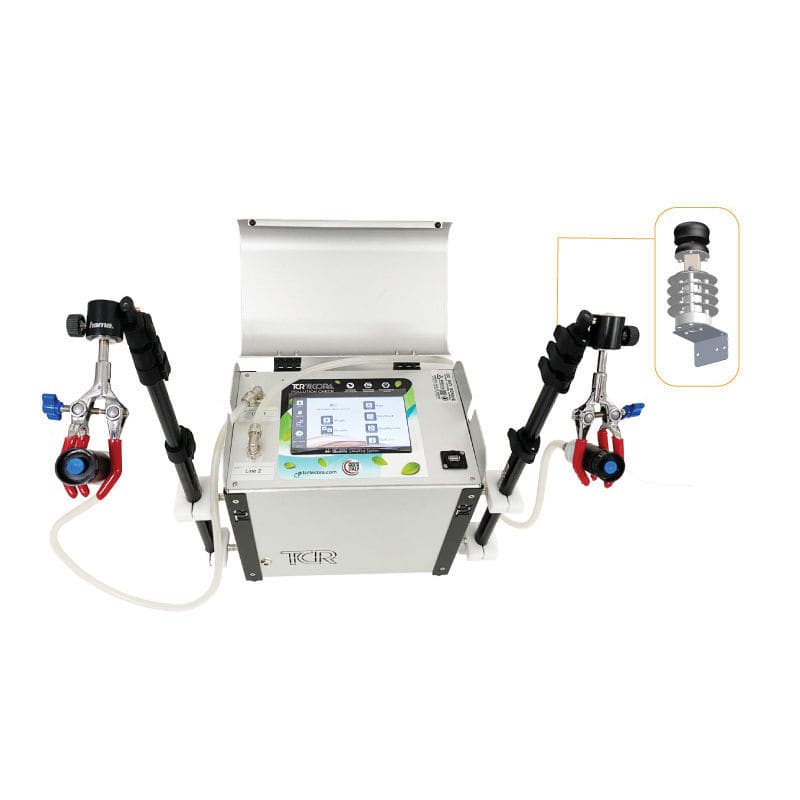 Gas sampler - Delta X - TCR Tecora - for environmental analysis / portable