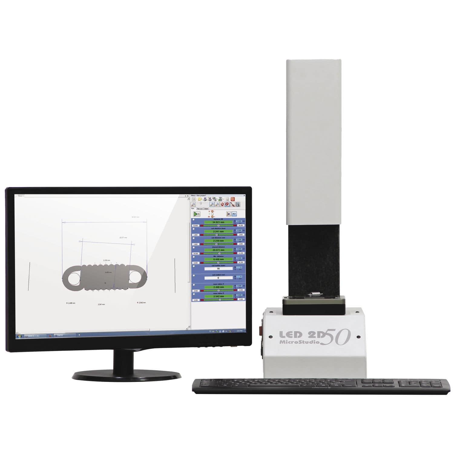 Tabletop profile projector - LED2D-50H - MicroStudio S.r.l