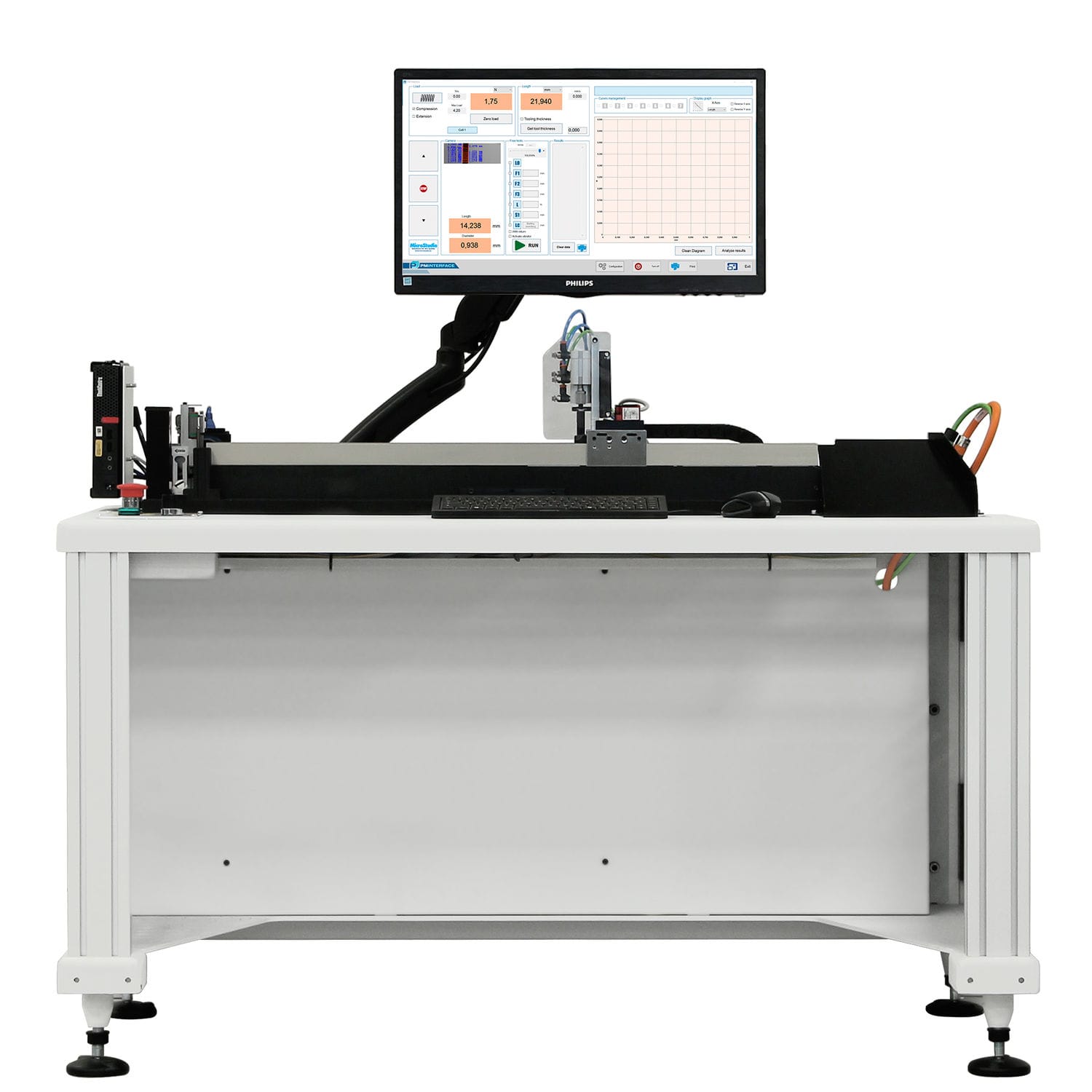 Spring testing machine - PMG - MicroStudio S.r.l - compression / fully ...