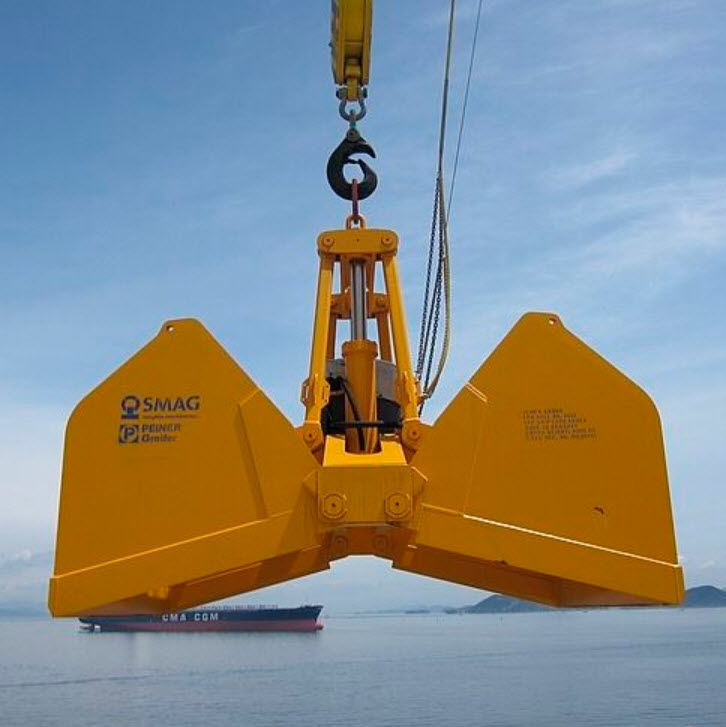 Hydraulic Clamshell Grab - MZG/L - Peiner - for bulk materials