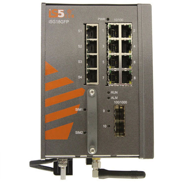 Managed ethernet switch - iSG18GFP - iS5 Communications - 18 ports ...