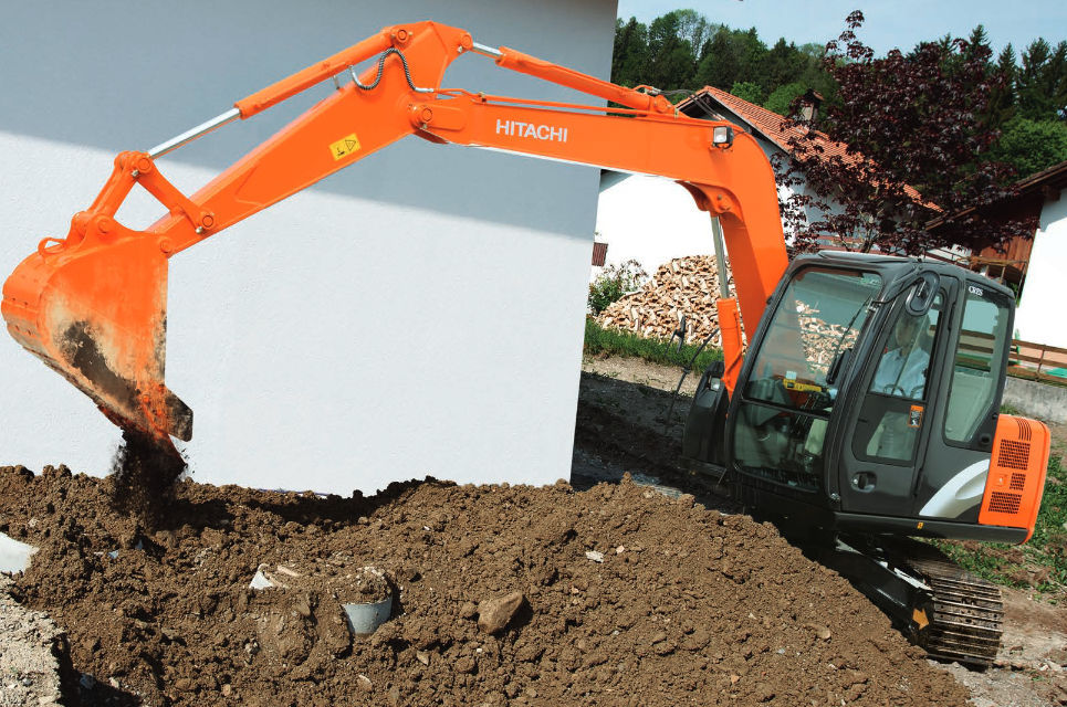 Medium excavator - ZX70-5G - HITACHI Construction Machinery - crawler ...