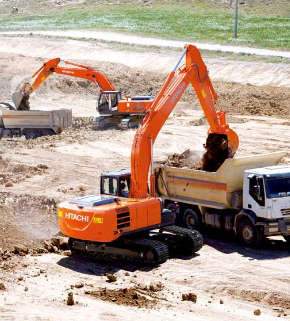 Medium excavator - ZX210K-5G - HITACHI Construction Machinery - crawler ...