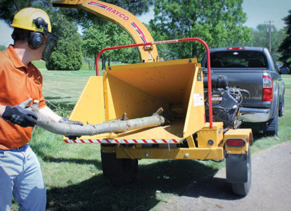 Trailer-mount wood chipper - 25 - 35 hp (18.6 - 26 kW) | RC6D25, RC6D35 ...