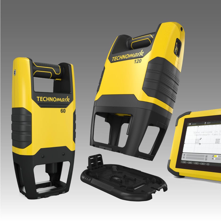 Dot peen marking machine - Easy - Connect. series - Technomark - portable / data matrix / for tubes