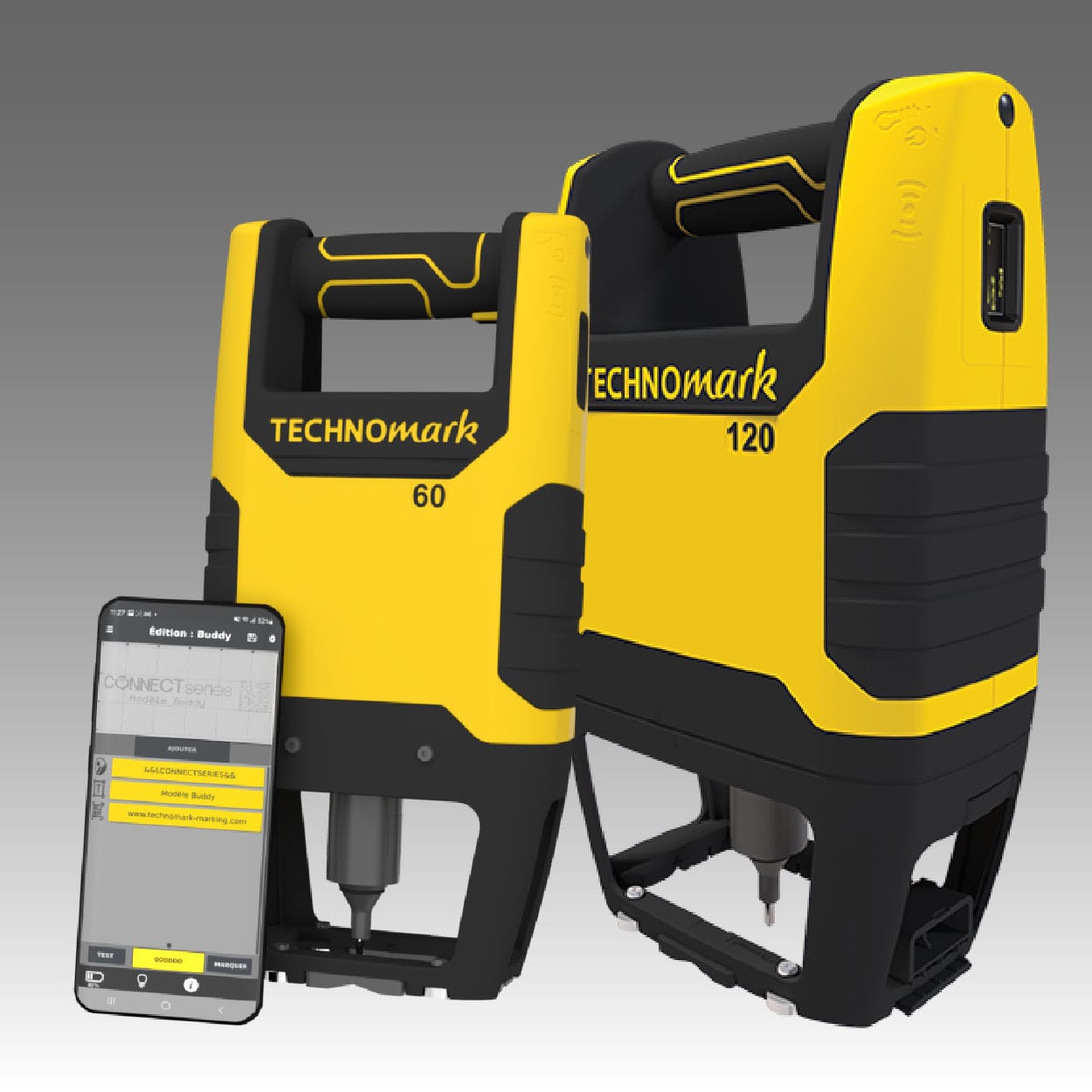 Dot peen marking machine - Buddy - Technomark - manual / portable ...