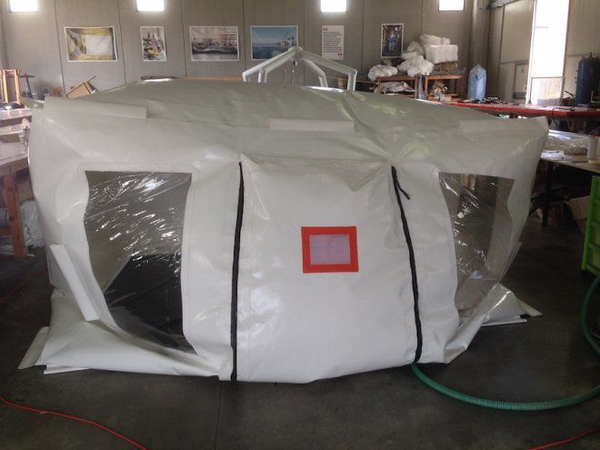 Decontamination booth - Vira Soluzioni - cleaning