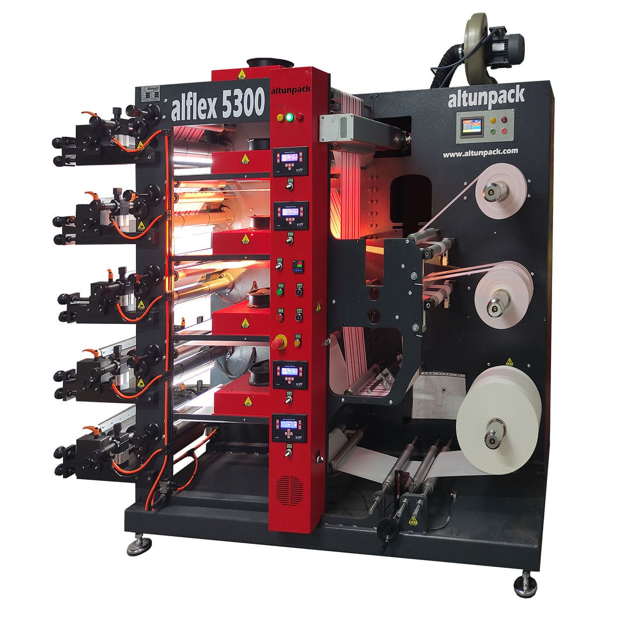 5-color flexographic press - alflex 5300 - altunpack makine san tic ltd ...