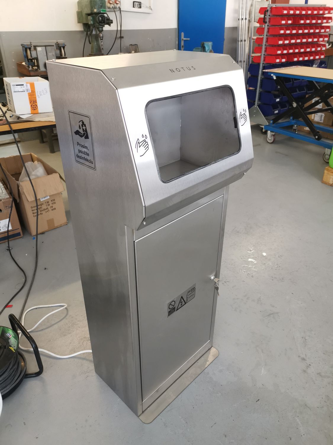 Spray disinfection unit - DS-1 - NOTUS - POWERSONIC - fixed