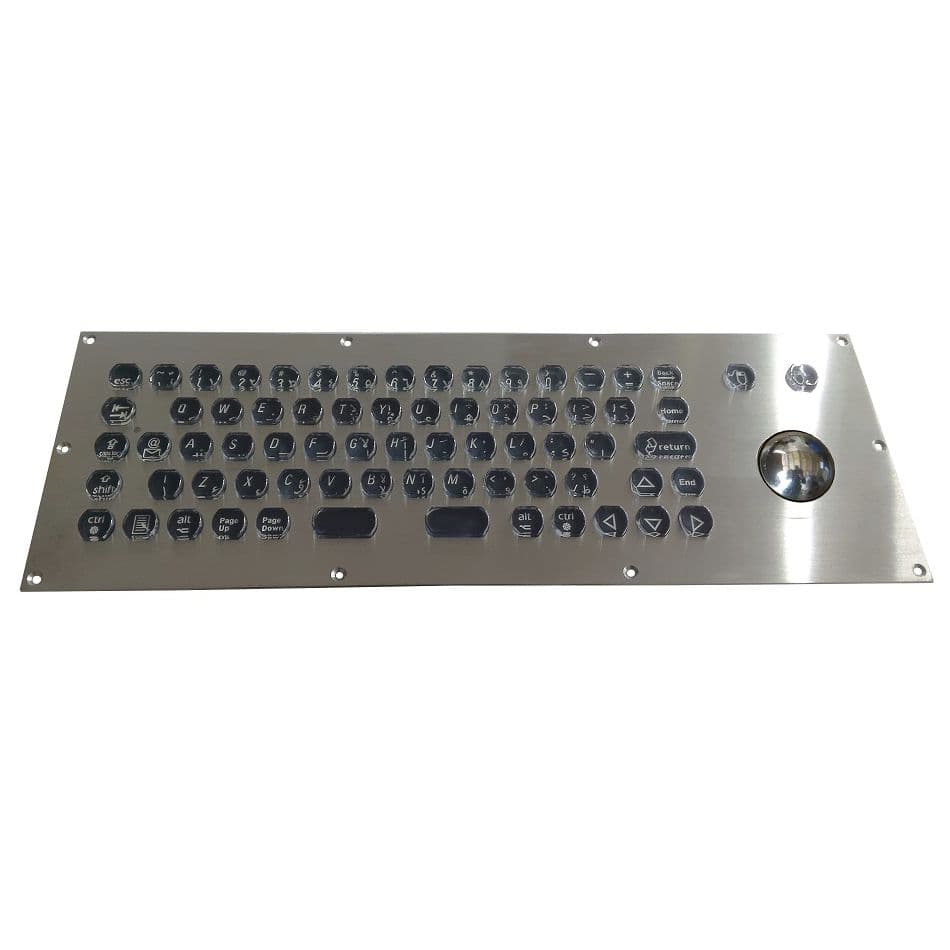 Panel-mount keyboard - CK-KB373132-38TBPKBL - Clickin Industrial Co ...