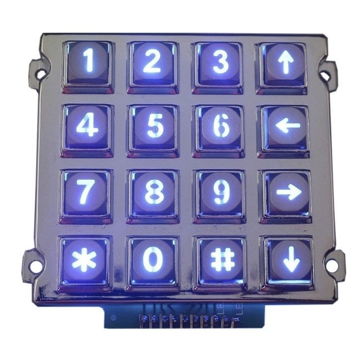 16-key keypad - CK-KE7671-BL - Clickin Industrial Co., Ltd. - panel ...