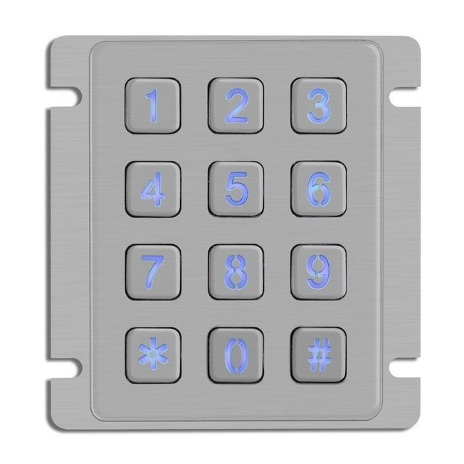 12-key keypad - CK-KE9473-BLBP - Clickin Industrial Co., Ltd. - panel ...
