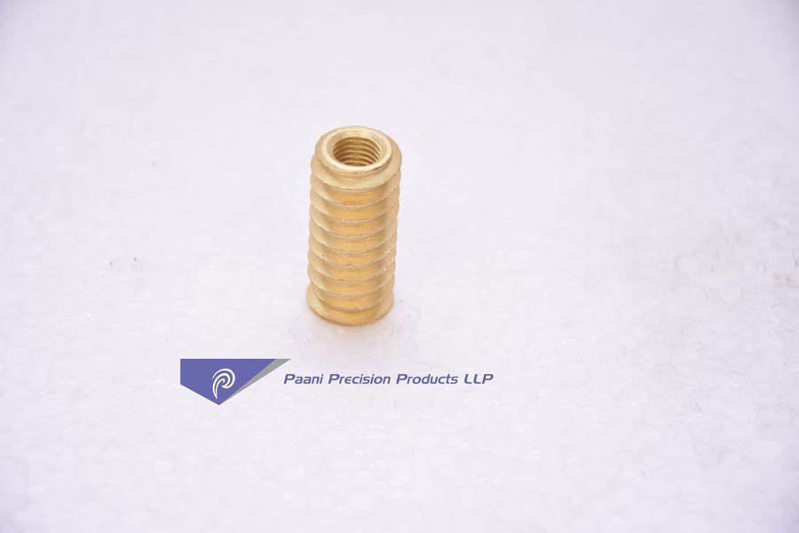 Self-locking thread insert - Paani Precision Products LLP
