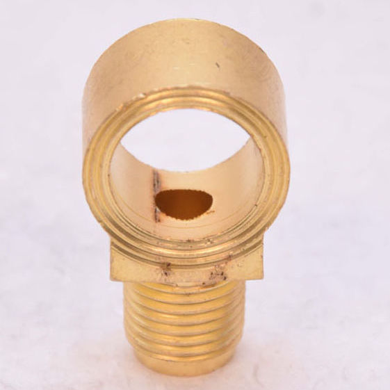 Round tube connector - Paani Precision Products LLP - brass / screw-in