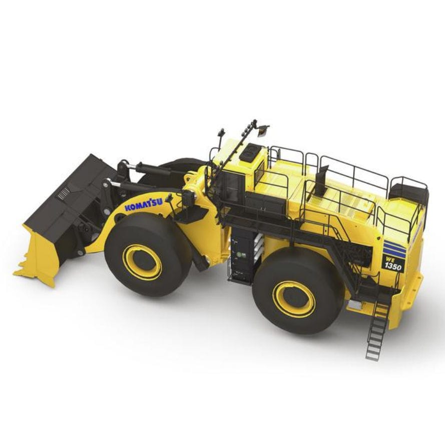 Wheeled loader - WE1350 - Komatsu Construction and Mining Equipment ...