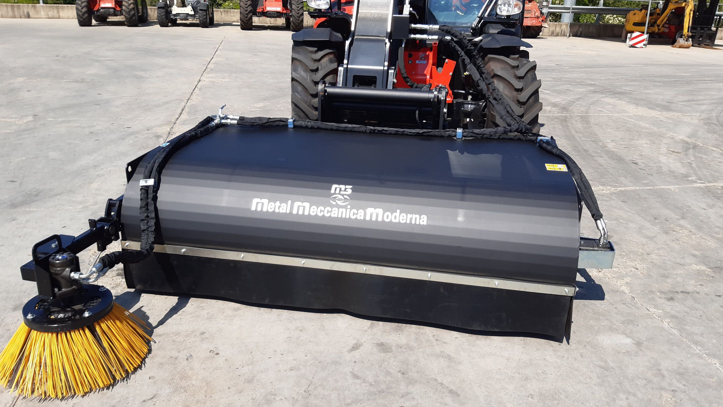 Excavator sweeper - BS - M3 METALMECCANICAMODERNA - for forklift trucks ...