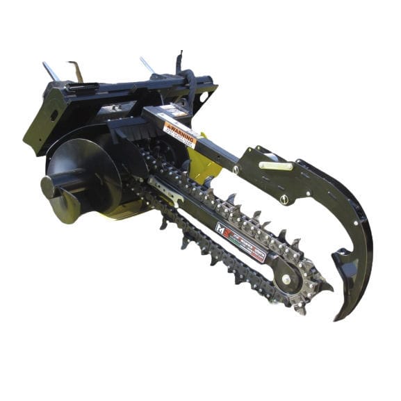 Chain trencher - M series - M3 METALMECCANICAMODERNA - for skid steer ...