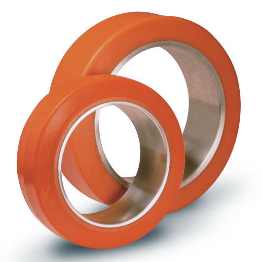 Wheel with solid tire - VULKO-CIL series - LAG SPA - rubber / smooth