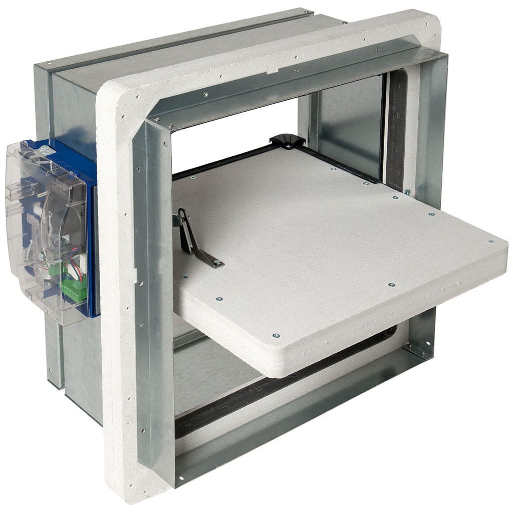 Electric air damper - Plafone - Aldes - rectangular