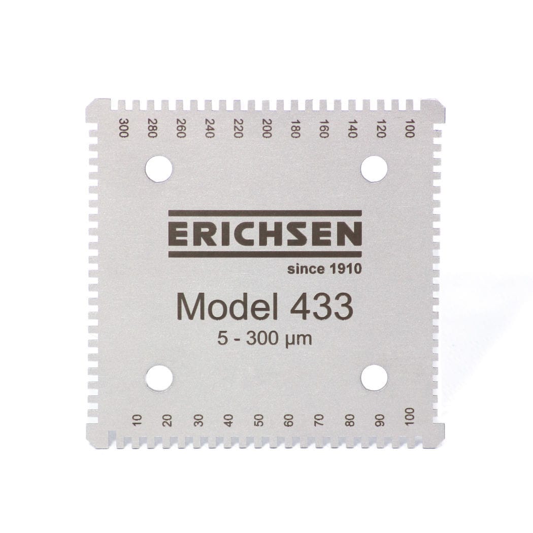 Wet film thickness gauge - Model 433 - ERICHSEN GmbH & Co. KG - coating ...